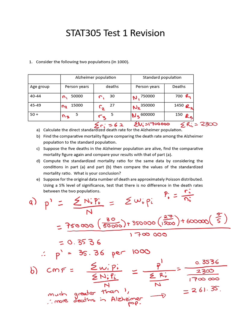 Alzheimer Mortality Analysis and Comparisons | PDF | Mortality Rate ...