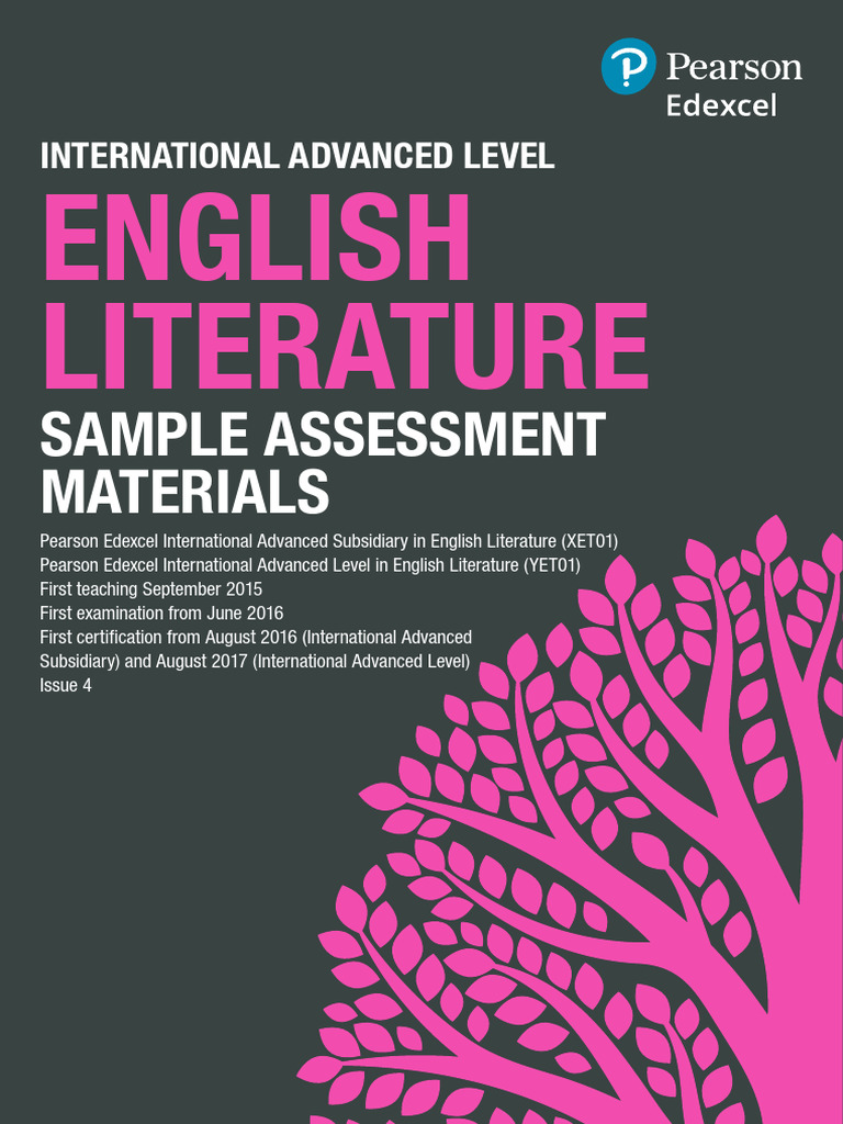 Edexcel International A Level Literature Guide | PDF | Poetry