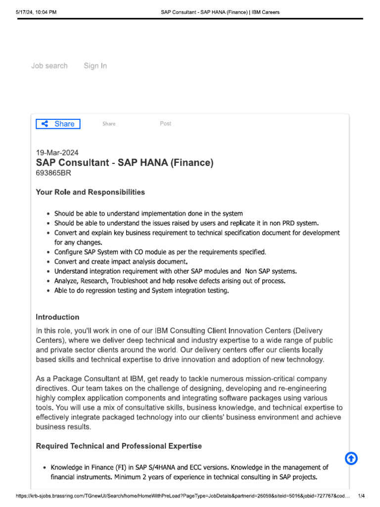 Ibm Sap Application Pdf