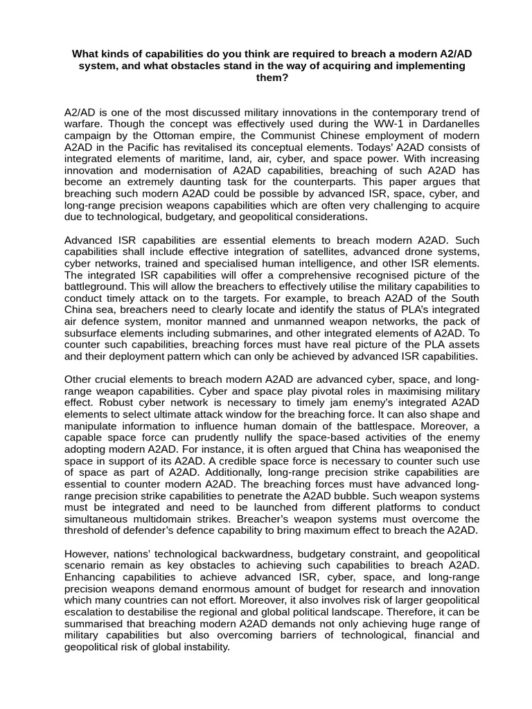 Learning Journal-1 | PDF | People's Liberation Army | Intelligence ...