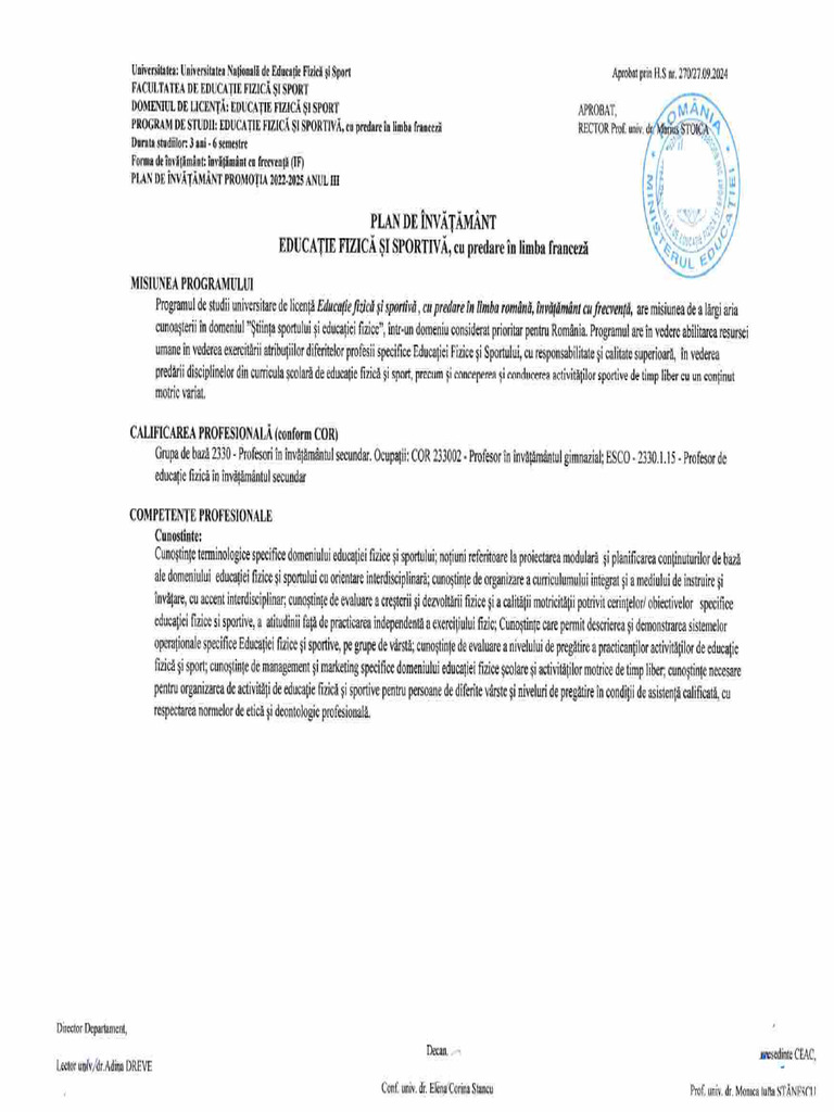 Plan-de-invatamant-EFS-FRANCEZA-2022-2025-Anul-IIIc | PDF