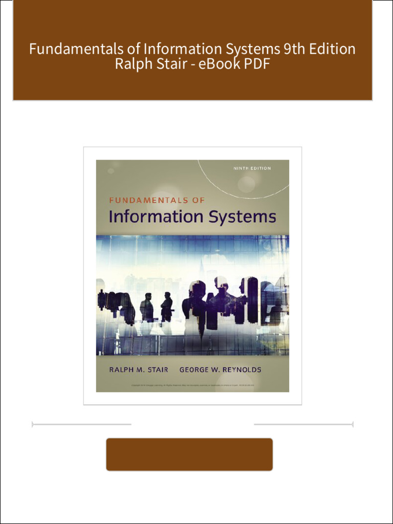 Instant Download Fundamentals of Information Systems 9th Edition Ralph ...