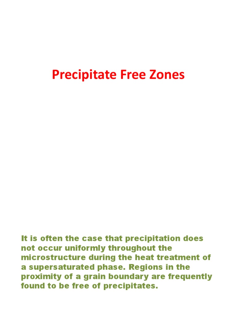 Precipitate Free Zones | PDF | Dislocation | Heat Treating