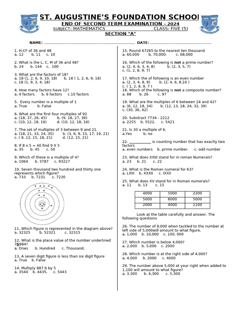 MATHEMATICS BASIC 5 | PDF | Numbers | Mathematics