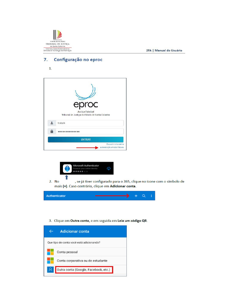 Manual 2FA Eproc | PDF
