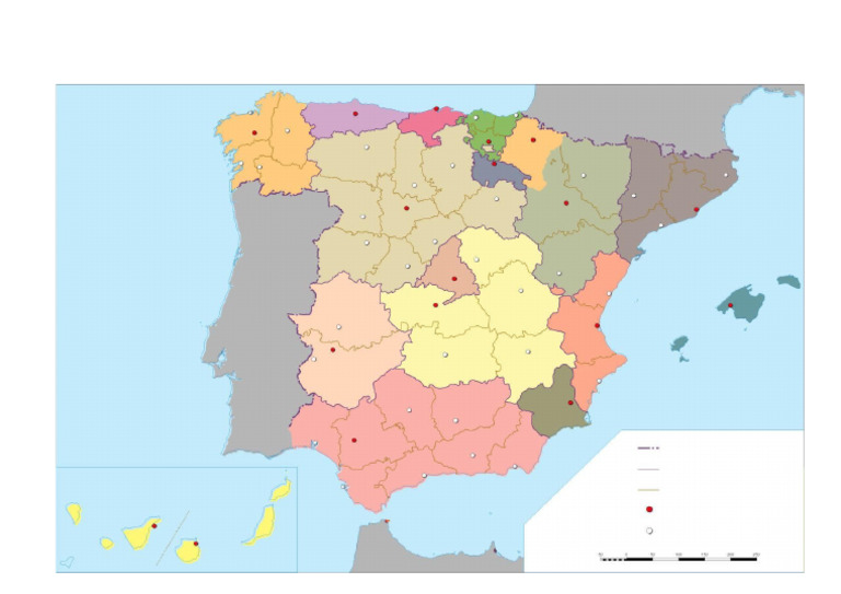 Mapa Politico España | PDF