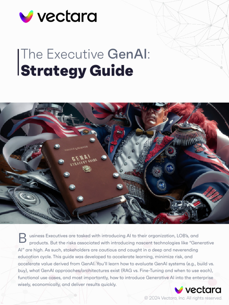 Executive GenAI Strategy Guide Vectara | PDF | Artificial Intelligence | Intelligence (AI ...