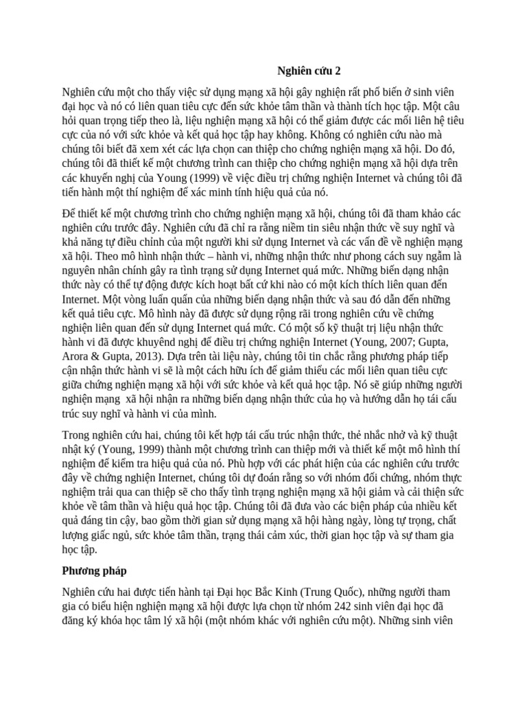 Nghiên C U 2 | PDF