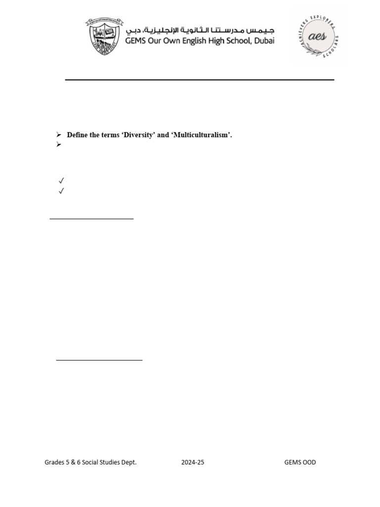 Cultural Change in UAE: MSCS Lesson 2 | PDF | United Arab Emirates ...