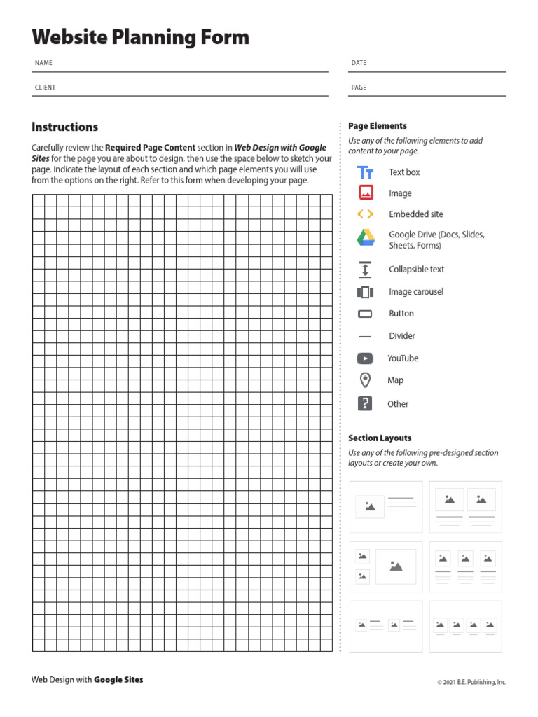 Google Sites Page Design Guide | PDF | Page Layout | Computing