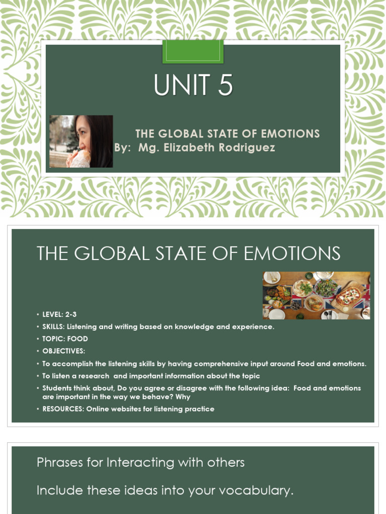 Food & Emotions: Student Insights | PDF