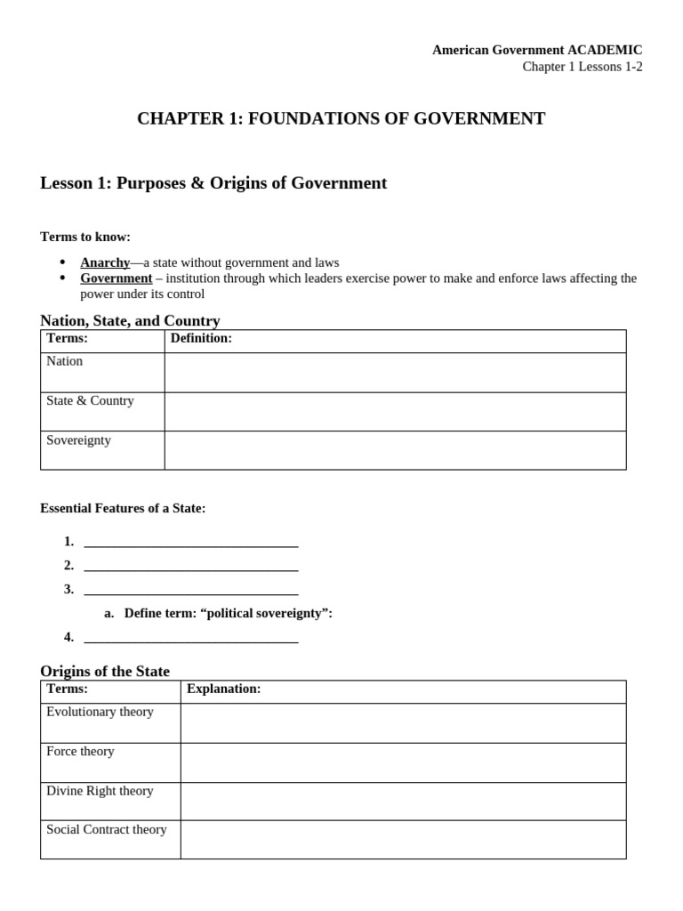 Types_of_Government_Lesson_1-2 | PDF | Government | State (Polity)