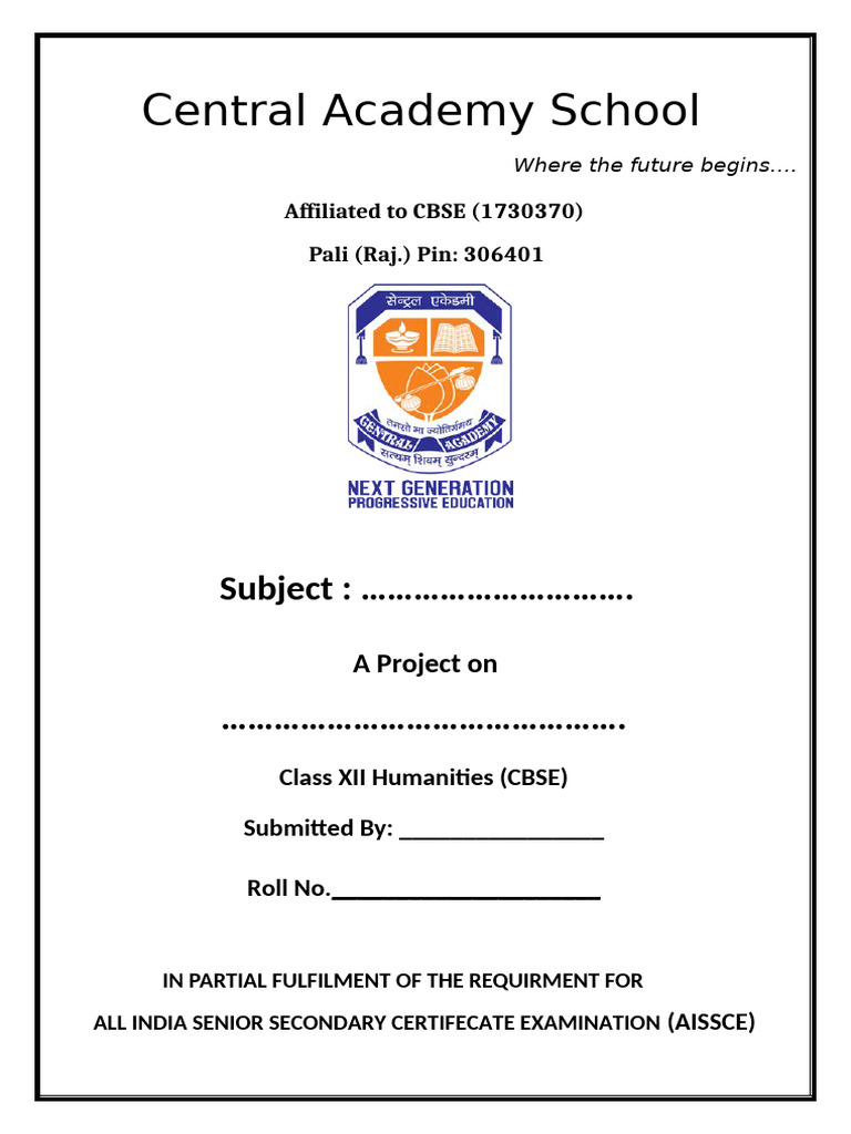 Cover Pages Project IP - Copy (2) | PDF