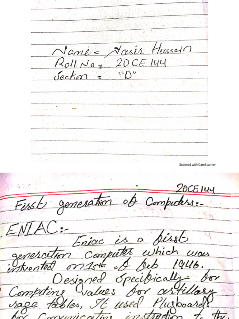 Icp Assignment of Generations Examples | PDF