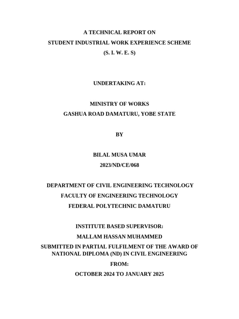Bilal Technical Report | PDF