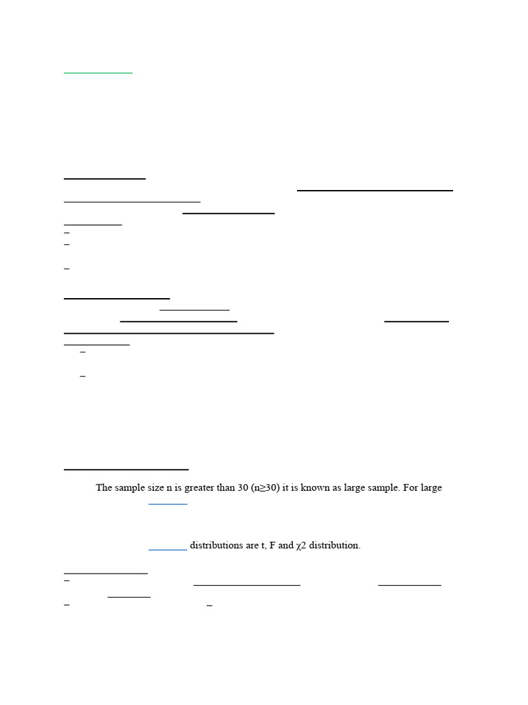 Test Statistic_Note | PDF | Nonparametric Statistics | Normal Distribution Test Statistic_Note | PDF | Nonparametric Statistics | Normal Distribution