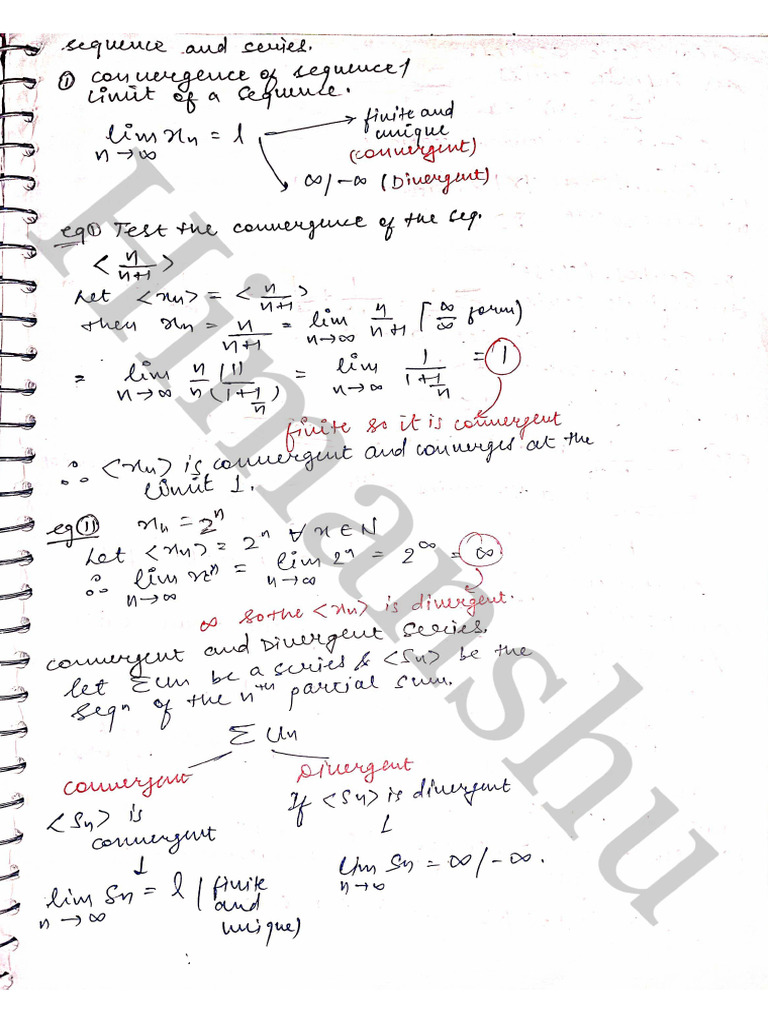 Sequence and Series by Himanshu Jasoriya | PDF