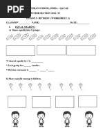 CBSE Class 3 Mathematics Worksheet (48) - Division | PDF | Division ...