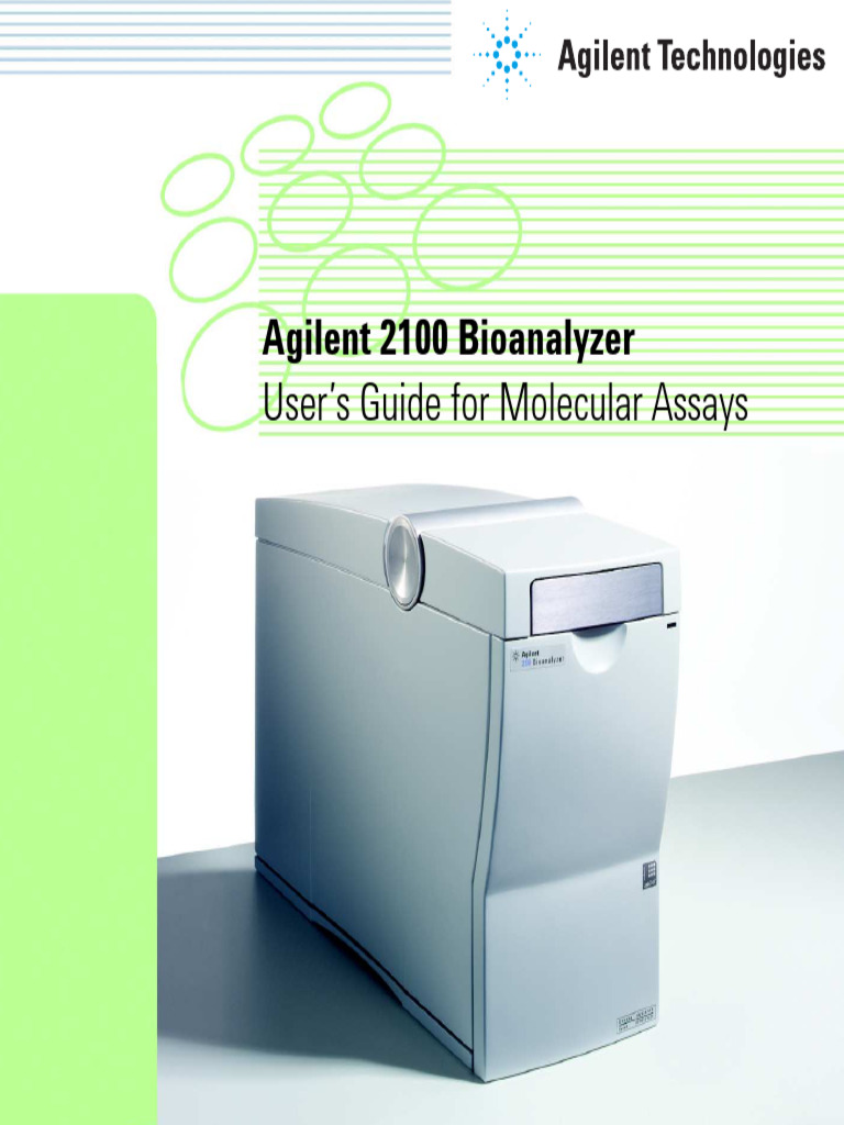 Agilent 2100 Bioanalyzer User Guide | PDF | Dna | Cursor (User Interface)
