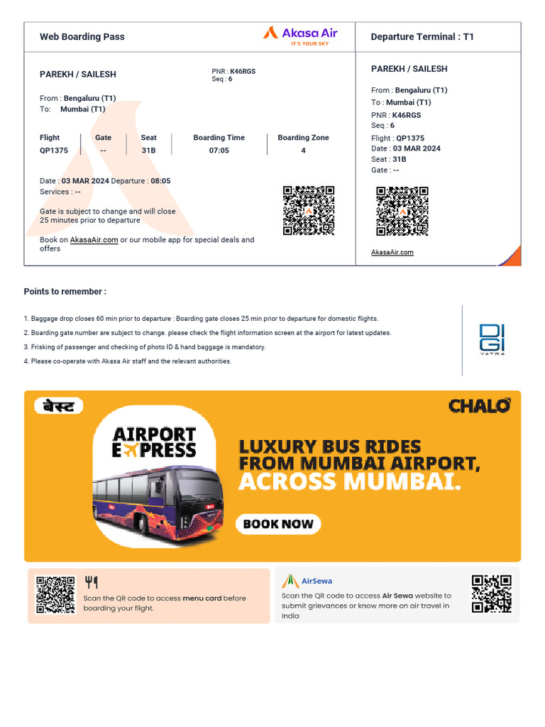 Blr Bom k46rgs Sailesh Parekh | PDF