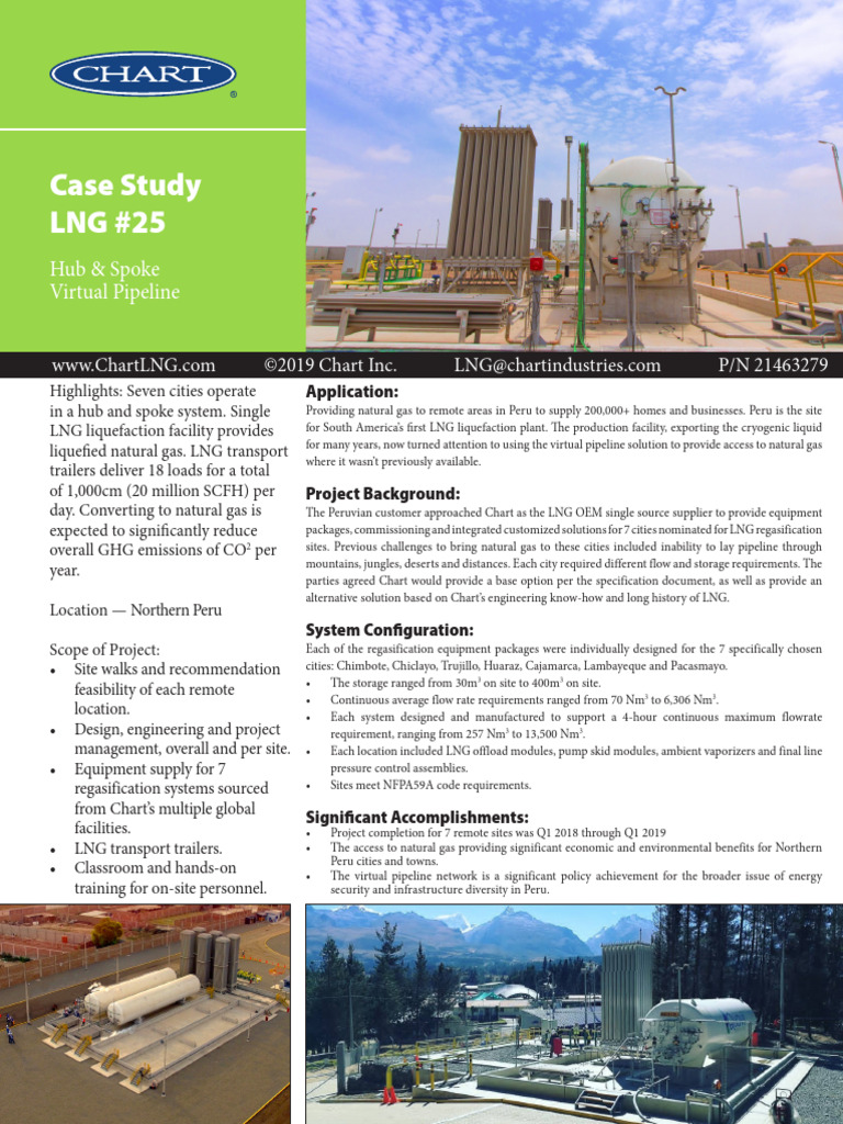 LNG Virtual Pipeline Case Study Peru | PDF | Liquefied Natural Gas ...