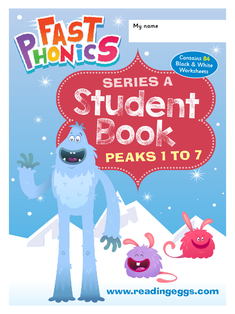 First Grade Student - Book - A - Peaks - 1 - To - 7 Fast Phonics | PDF ...