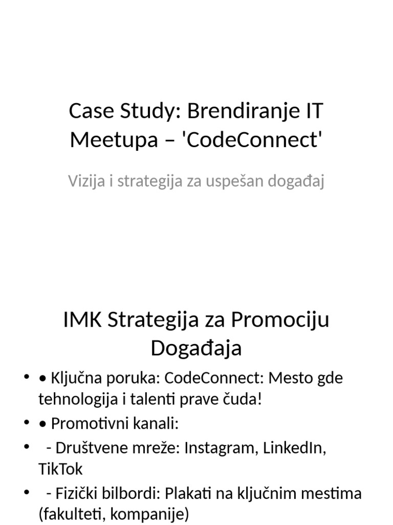 CodeConnect Presentation | PDF