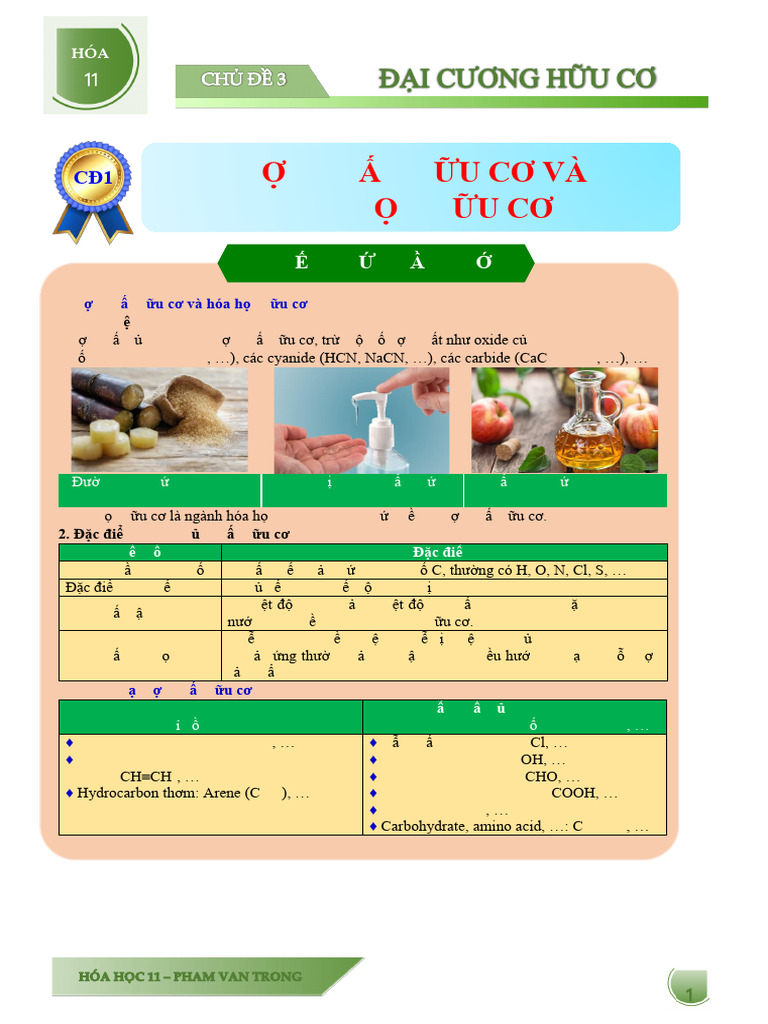 (TỜ 14) Dai Cuong Ve Hoa Hoc Huu Co-ĐỀ | PDF
