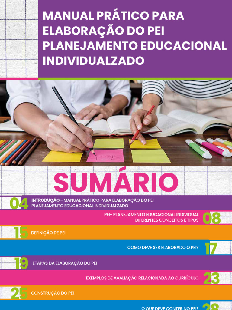 261 - Manual Prático Para Elaboração Do Pei | PDF