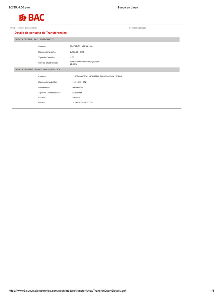Comprobante ISOPAN | PDF
