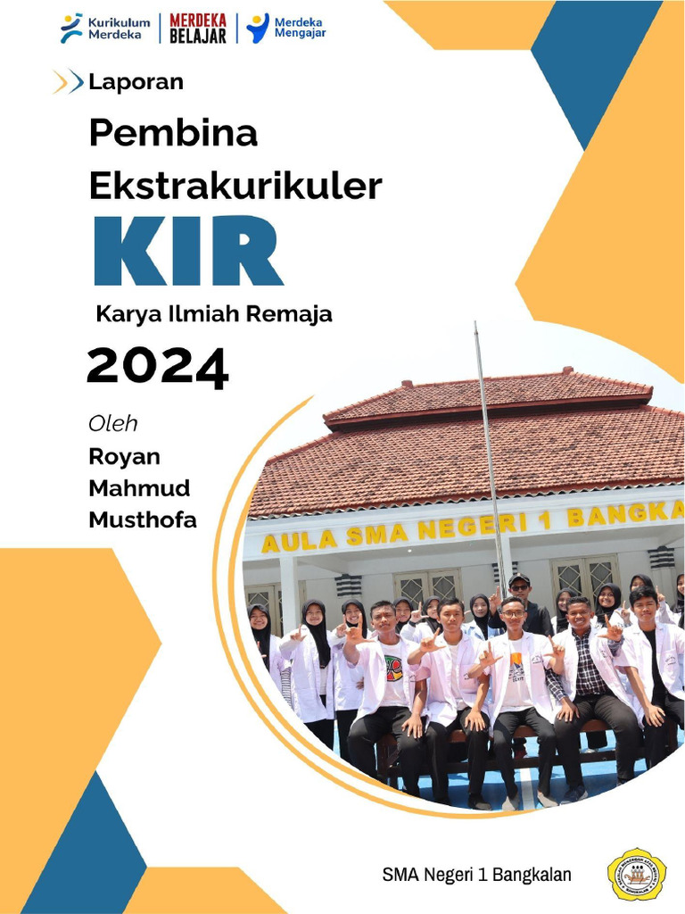 Laporan Pembina Ekstrakurikuler KIR | PDF
