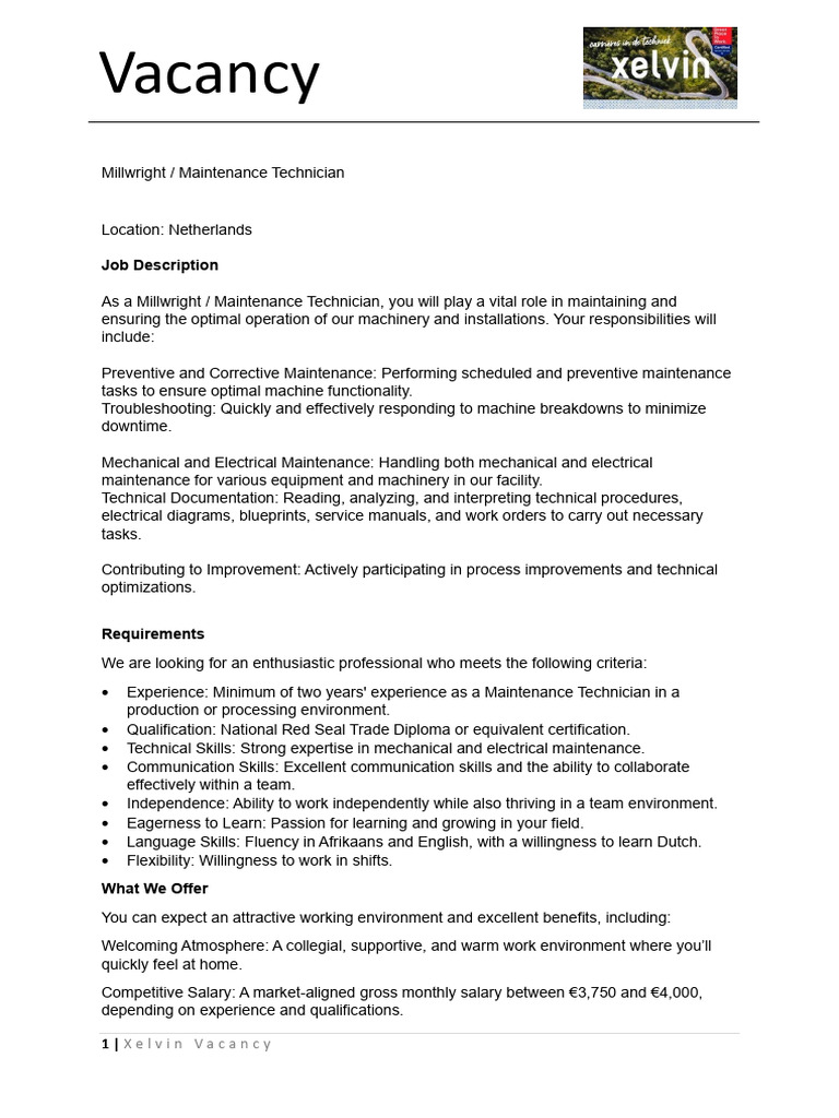 vacancies-1 | PDF | Salary | Instrumentation
