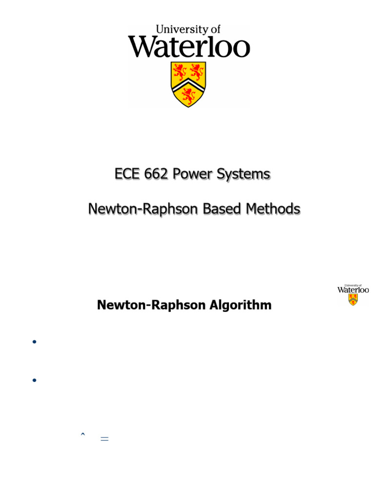 4 Power Flow Analysis Part2 Pdf Algorithms And Data Structures Mathematics Of Computing