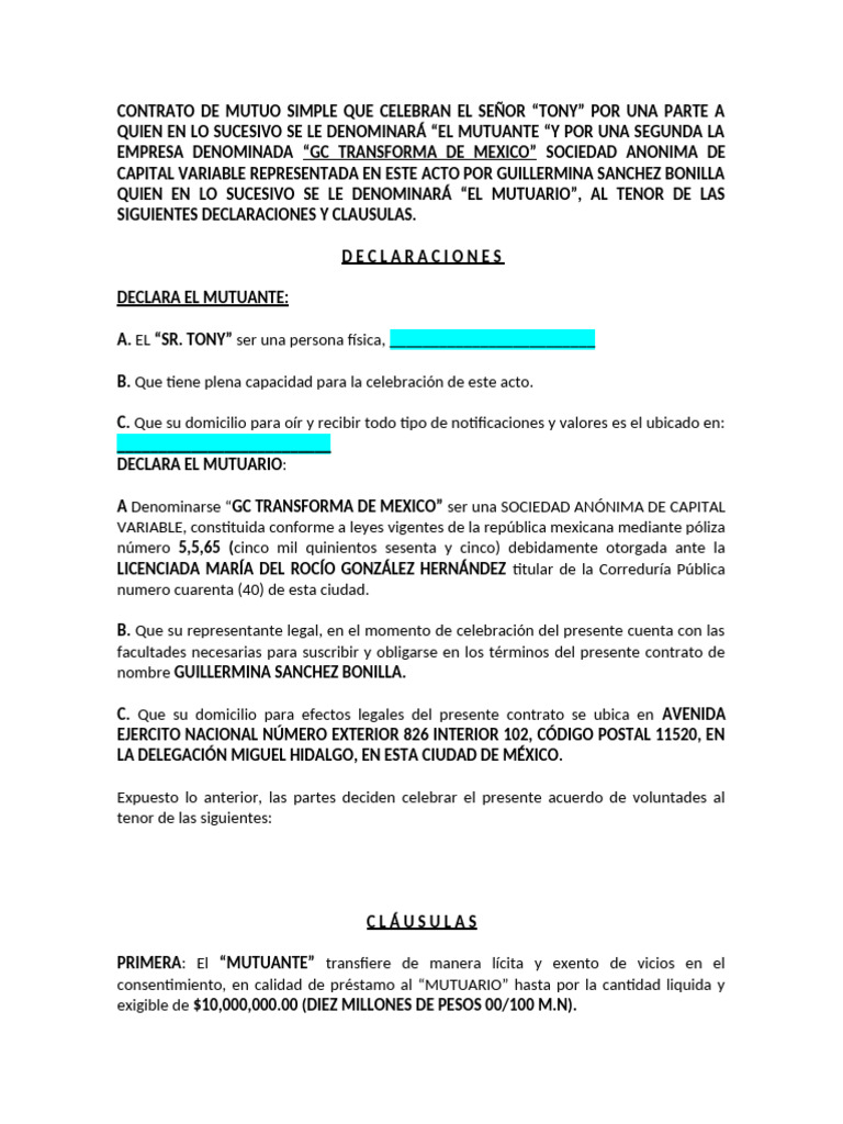 Modelo Addendum | PDF | Pagos | Derecho empresarial