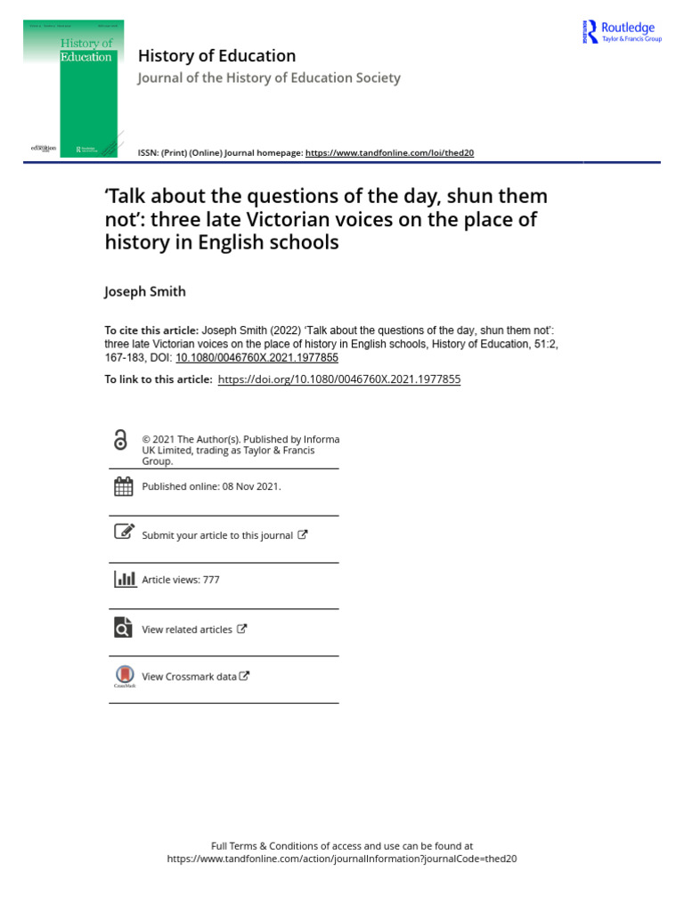 01 - Talk About The Questions of The Day - Shun Them Not - Three Late ...