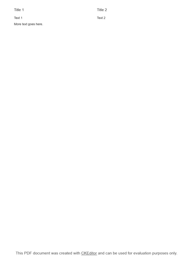 Ckeditor4 Export PDF | PDF