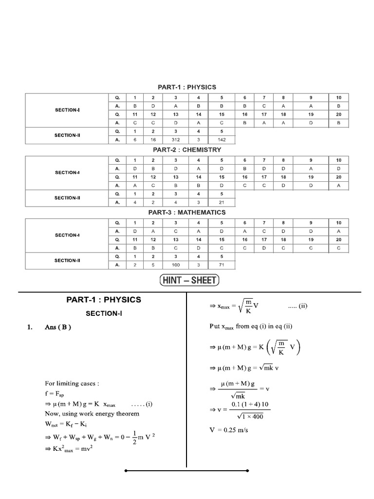 LGTM-5 Key & Hints | PDF