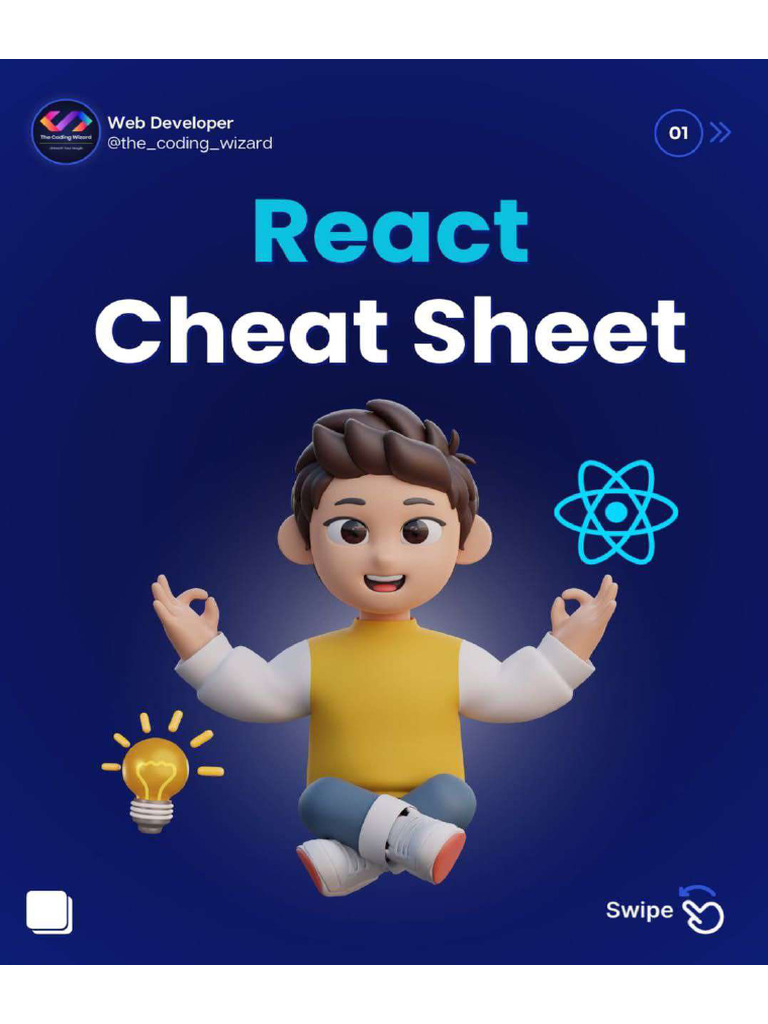 React Js CheatSheet | PDF