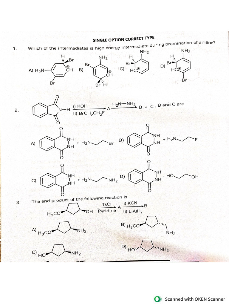 Amines Assignment 3 | PDF