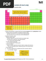 Chemsheets A2 1027 (Transition Metals) | PDF | Coordination Complex ...
