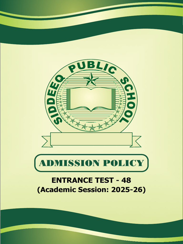 Admission Policy-48 | PDF