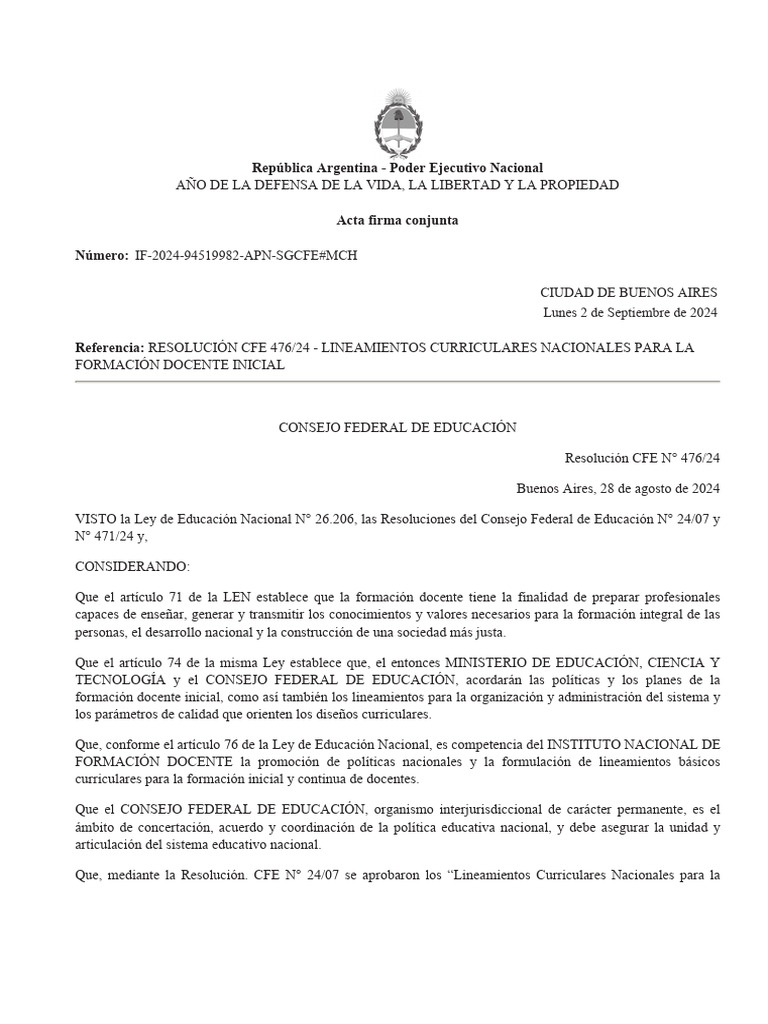 RCFE_476-24.pdf.crdownload | PDF | Enseñando | Maestros