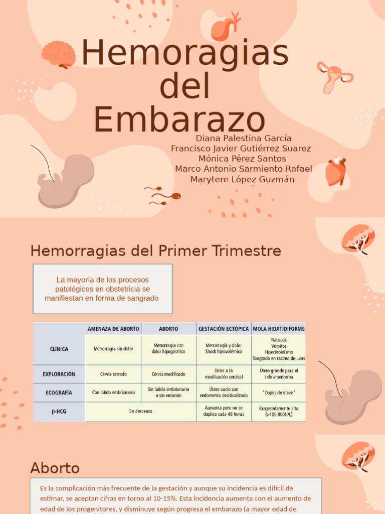 Hemorragias y Complicaciones del Embarazo | PDF | El embarazo | Gemelo