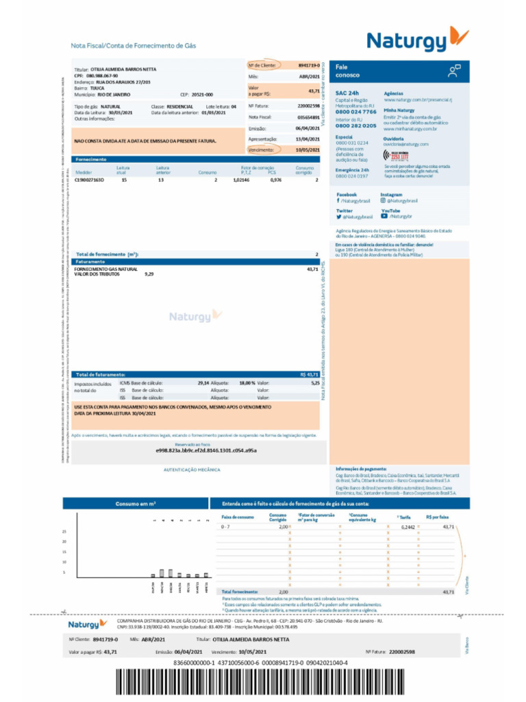 Naturgy Maio 2021 | PDF