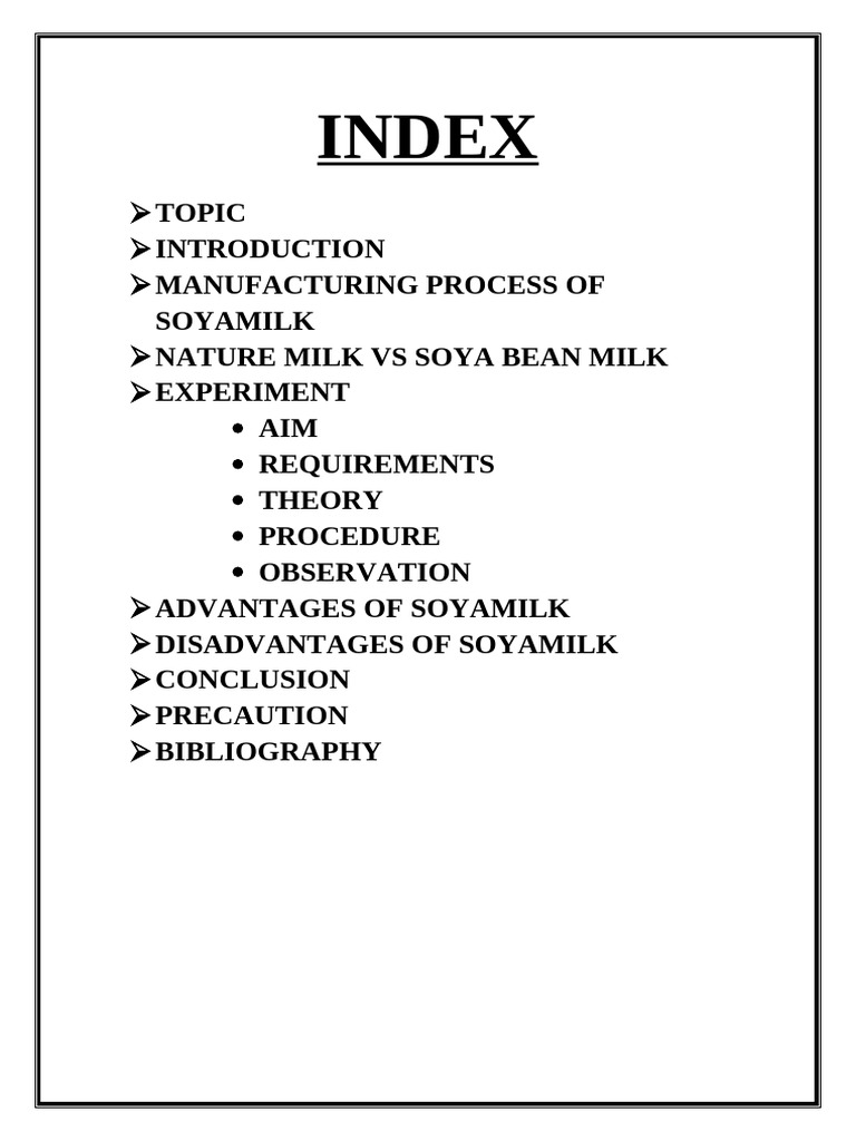 Chemistry Project Index | PDF