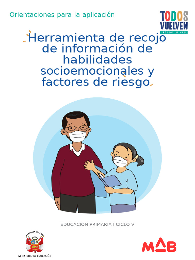 1 Orientaciones Para La Aplicación de La Herramienta de Recojo de Información de Habilidades ...