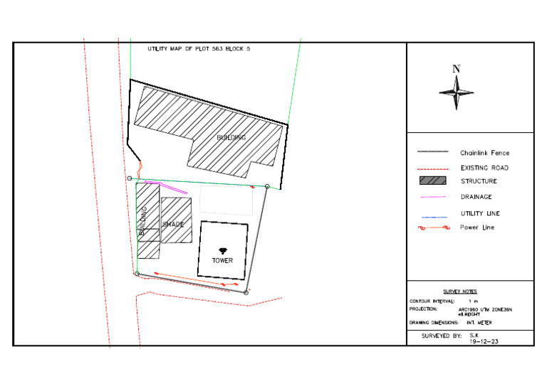 Plot 563 - Utility Map | PDF