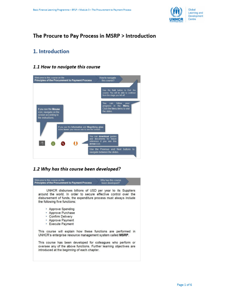 The Procure to Pay Process in MSRP _ Introduction | PDF
