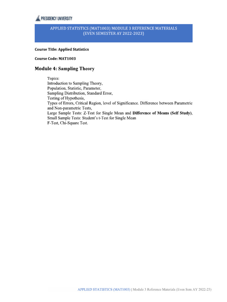 MODULE 4 Updated Notes | PDF