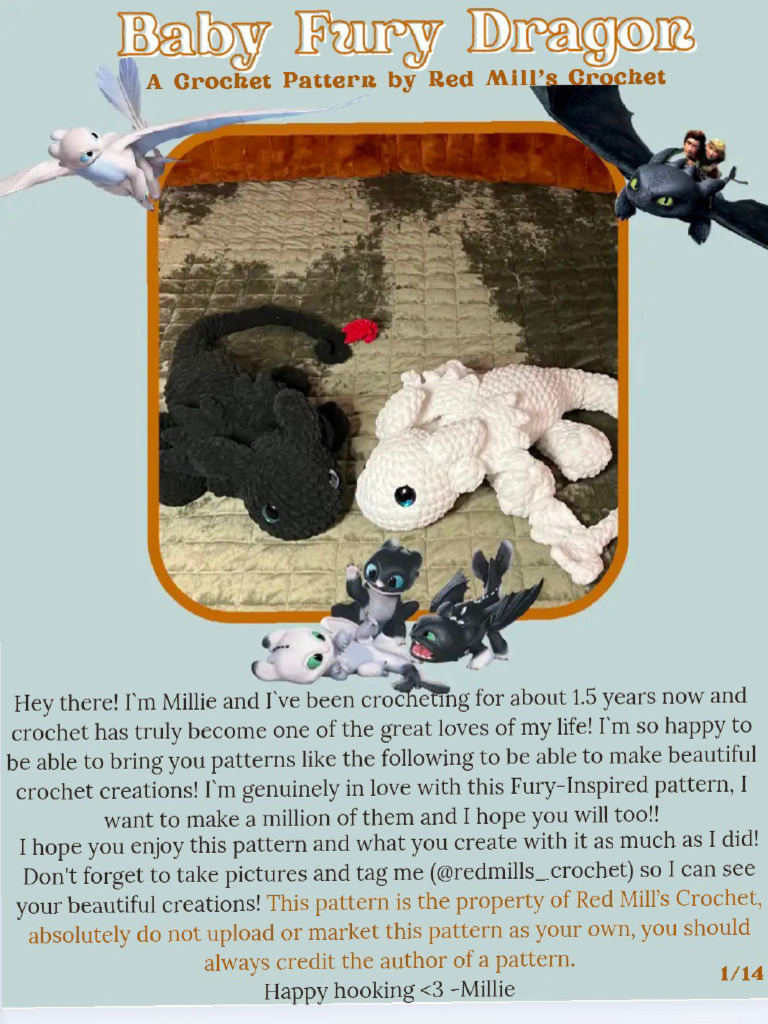 Night Fury Pattern PDF | PDF